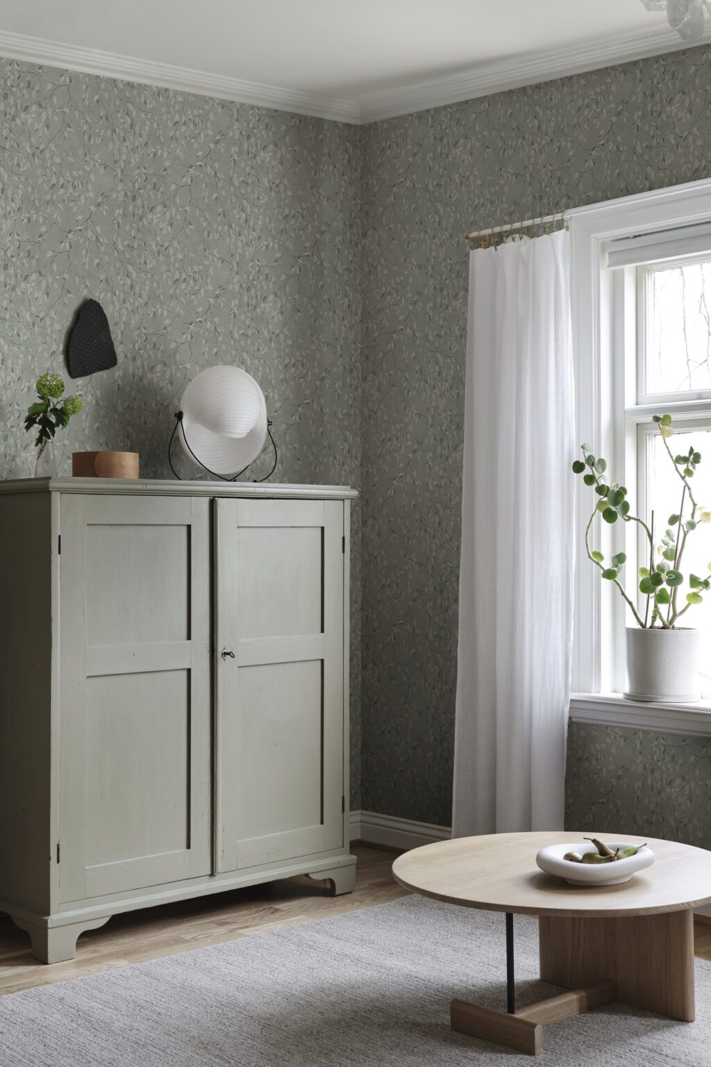 Sandberg Wallpaper – Lise forest green S10345 – Tapeter på Tapetshopen.se